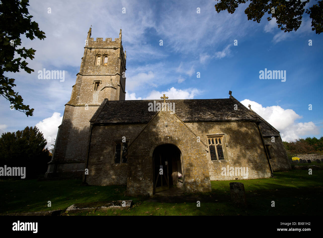 Coates Parish Church Gloucestershire UK Stock Photo - Alamy