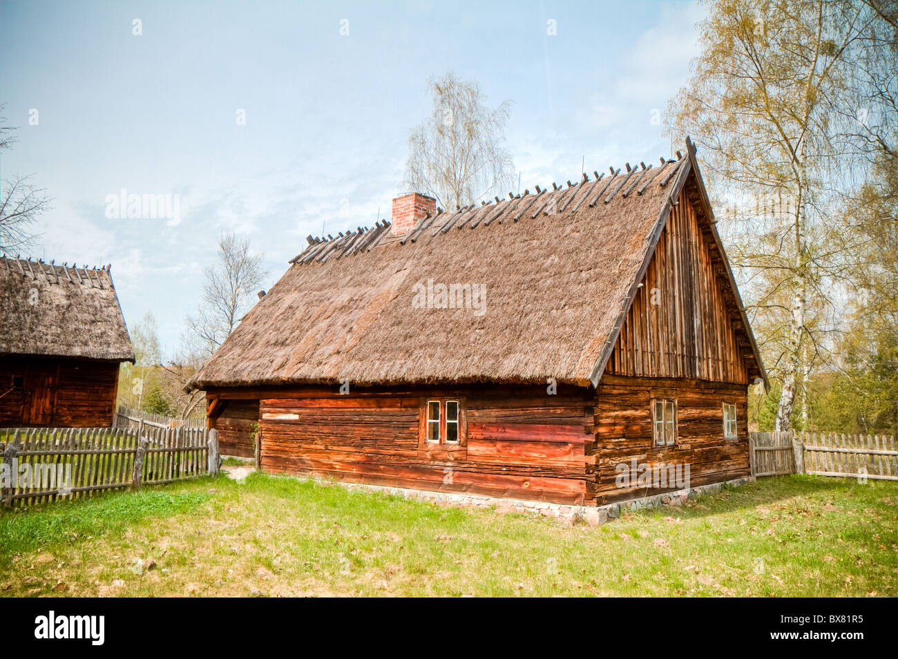 Poland log house hi-res stock photography and images - Alamy