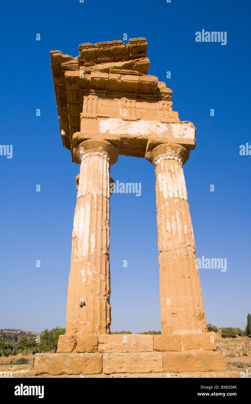greek temple at the sunset Stock Photo - Alamy