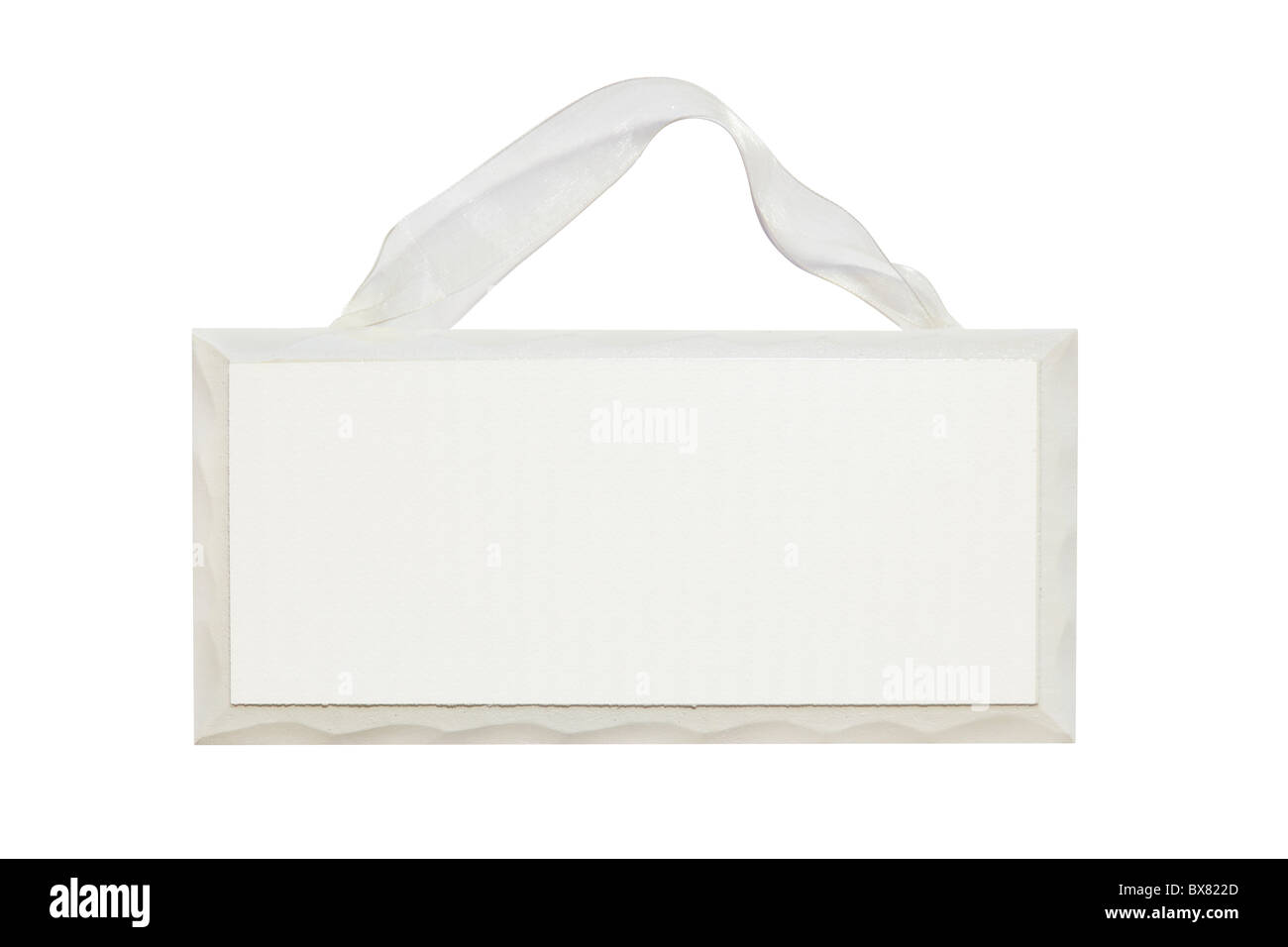White rectangle sign hi-res stock photography and images - Alamy
