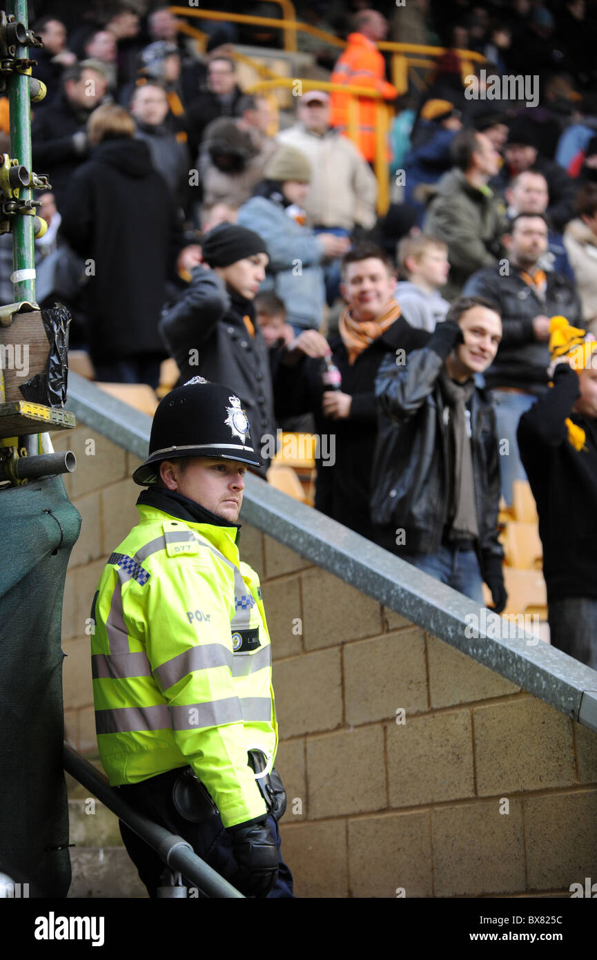 West Midlands Police officer at football match Stock Photo - Alamy