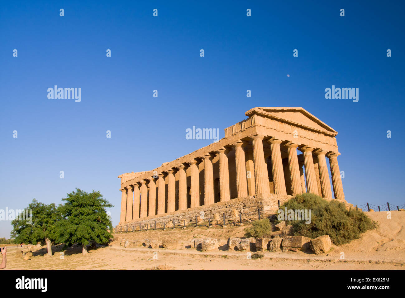 greek temple at the sunset Stock Photo - Alamy
