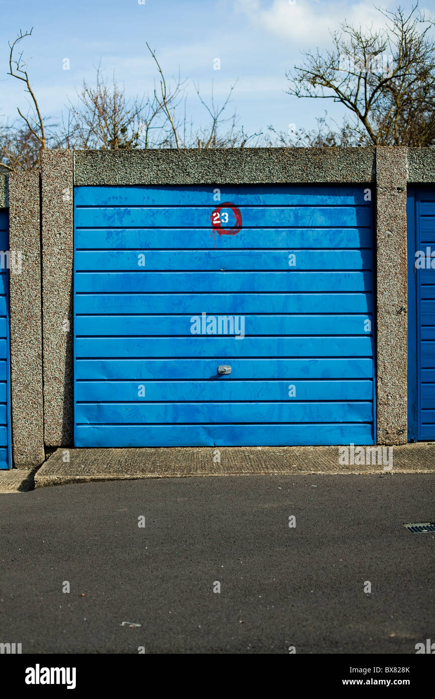 Old council garage hi-res stock photography and images - Alamy