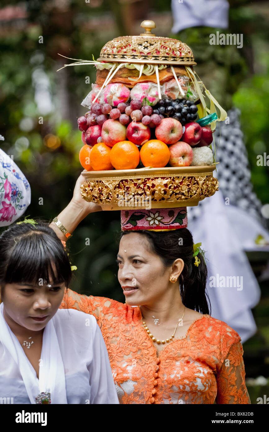 Festivity in Tirta Empur temple during balinese New Year, Bali ...
