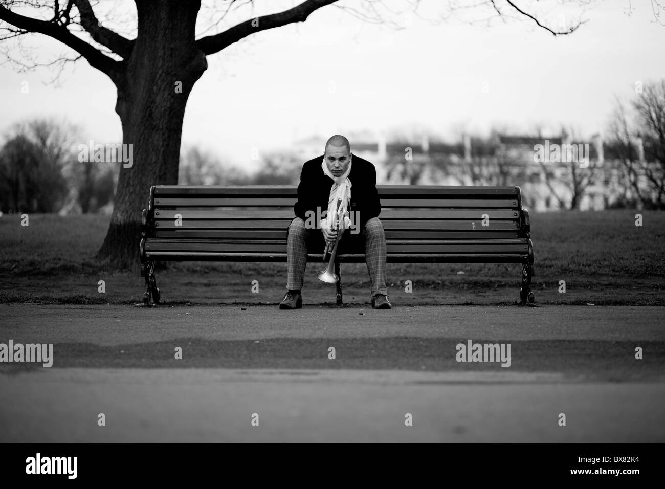 young jazz trumpeter Jay Phelps Stock Photo - Alamy