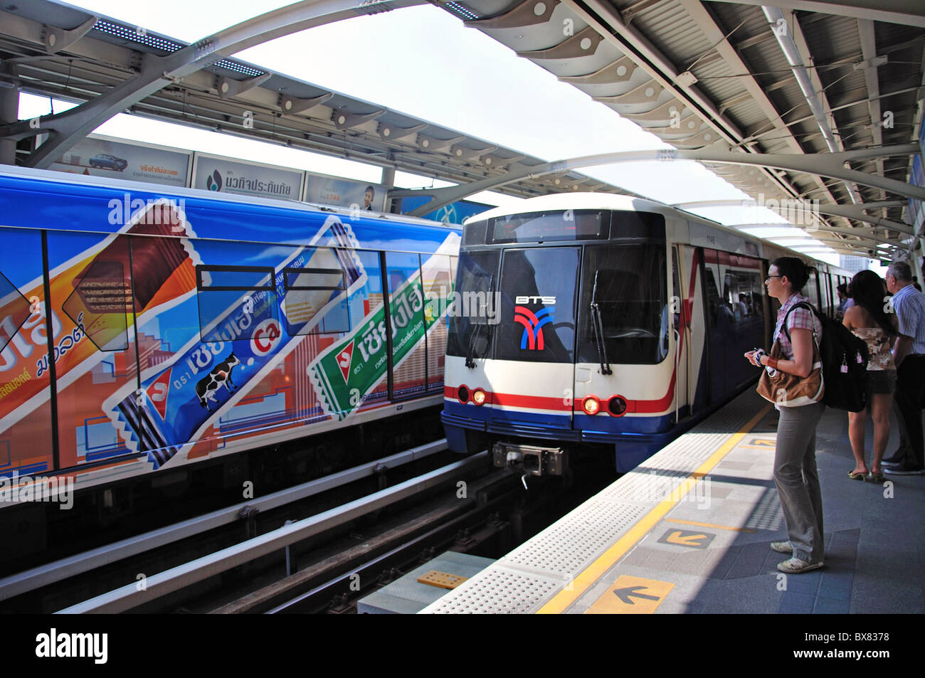 Skytrain BTS Siam Central Station, Pathum Wan District, Bangkok ...