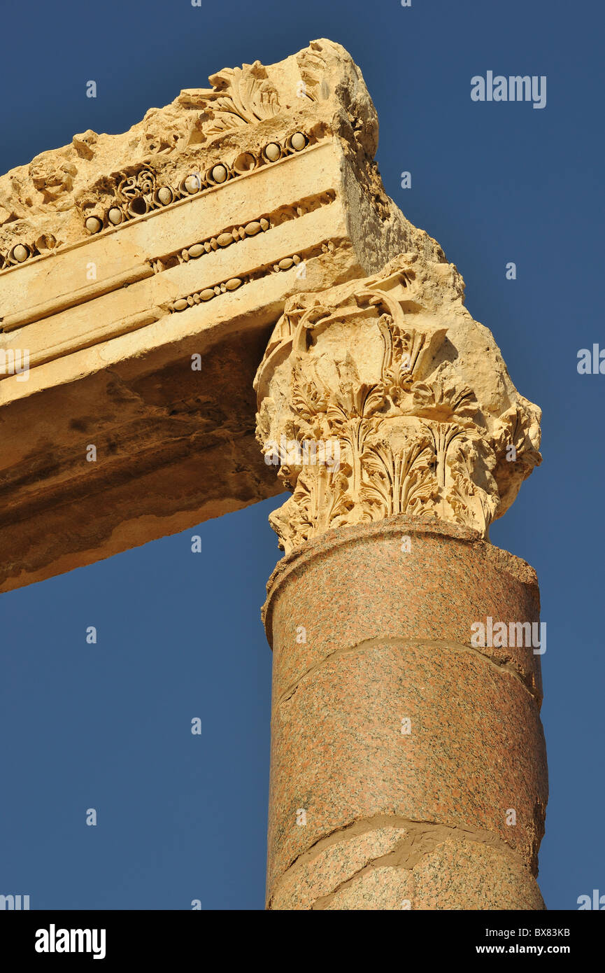 fragment of a Roman column Stock Photo - Alamy