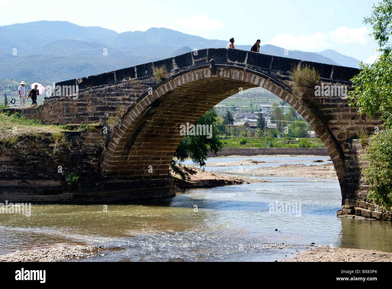 Rural bridge asia hi-res stock photography and images - Alamy