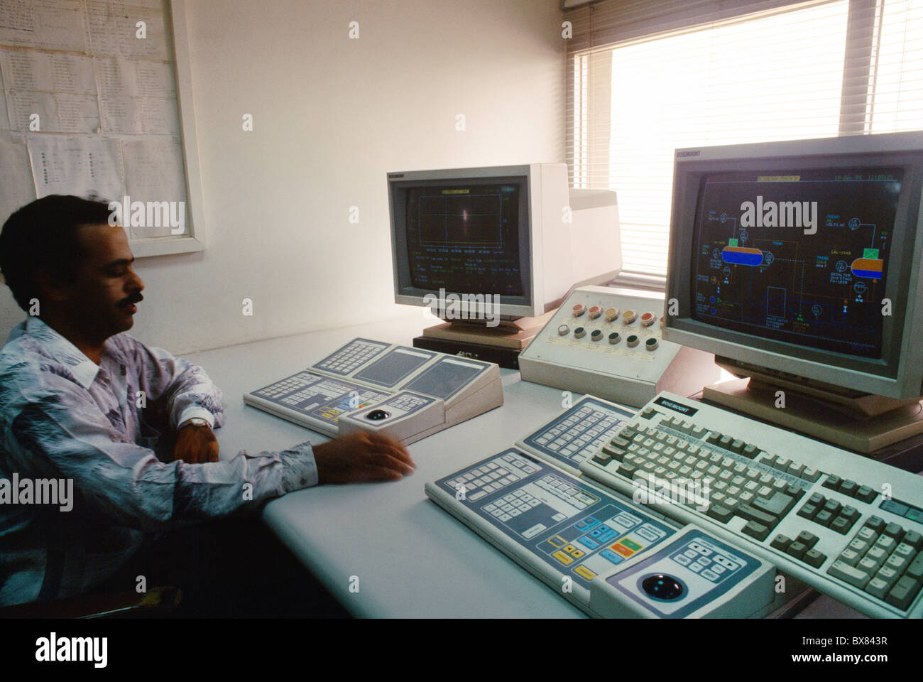 Oil Refinery Control Room