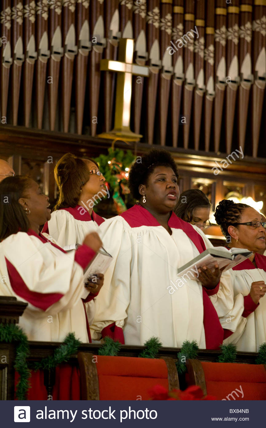 Gospel Choir Singing Church High Resolution Stock Photography and ...