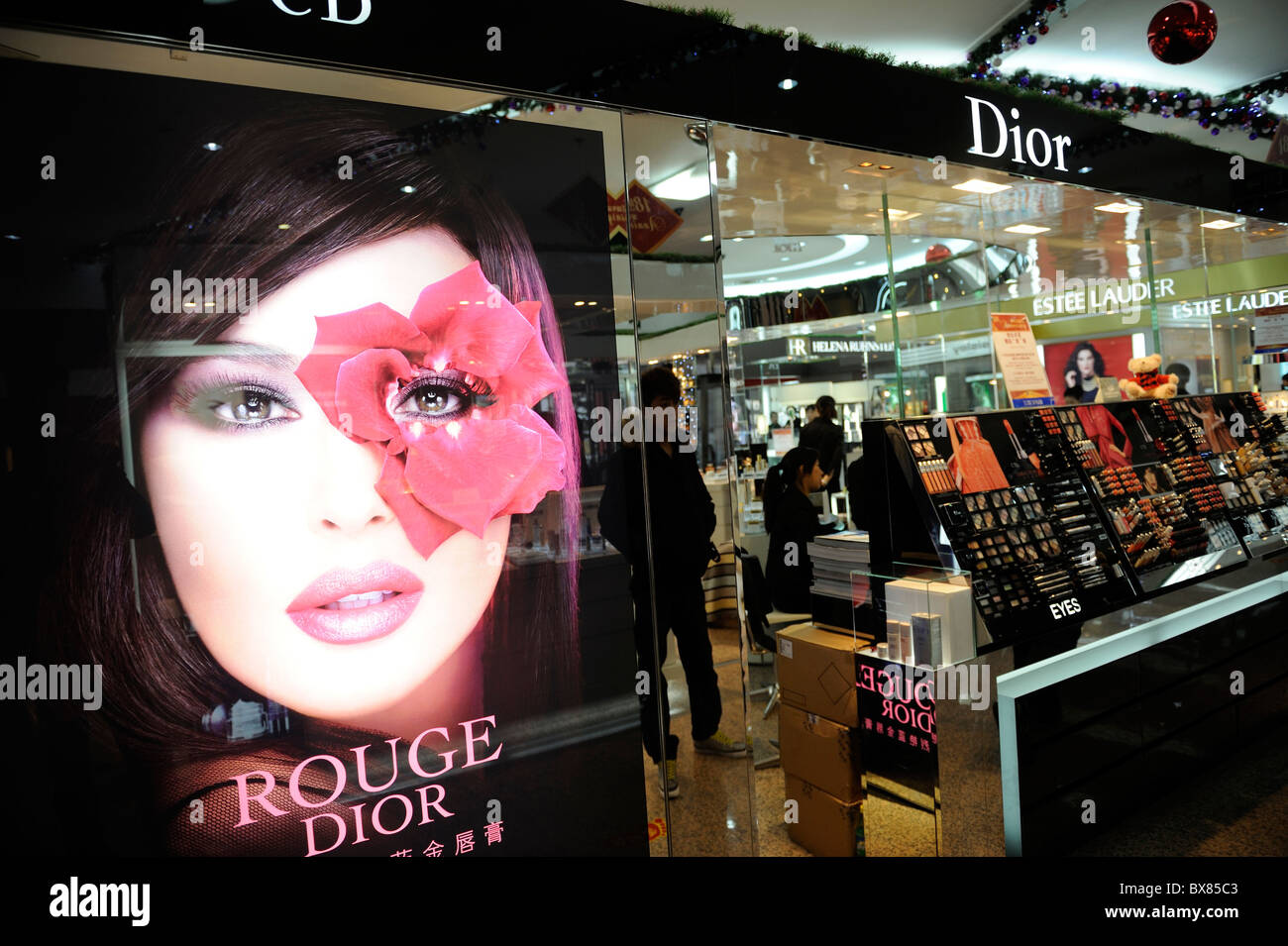 Dior stand in a shopping mall in Beijing, China. 12-Dec-2010 Stock ...