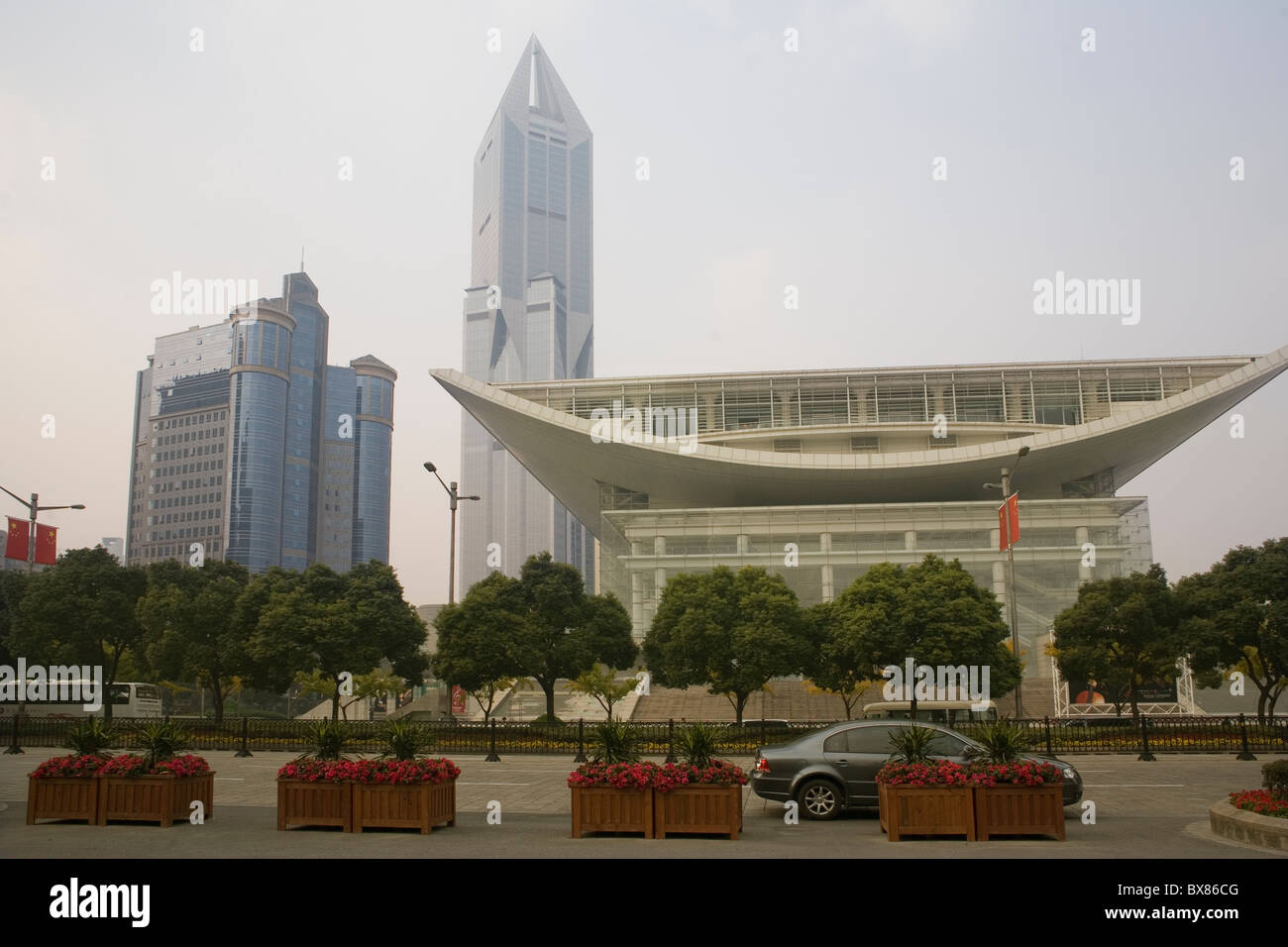 China Shanghai Renmin square, Grand Theatre Stock Photo - Alamy