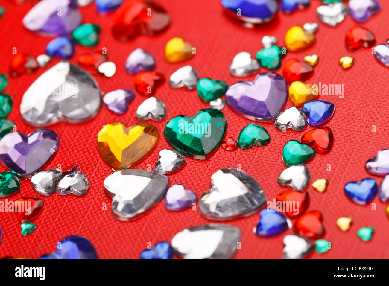 Color hearts hi-res stock photography and images - Alamy