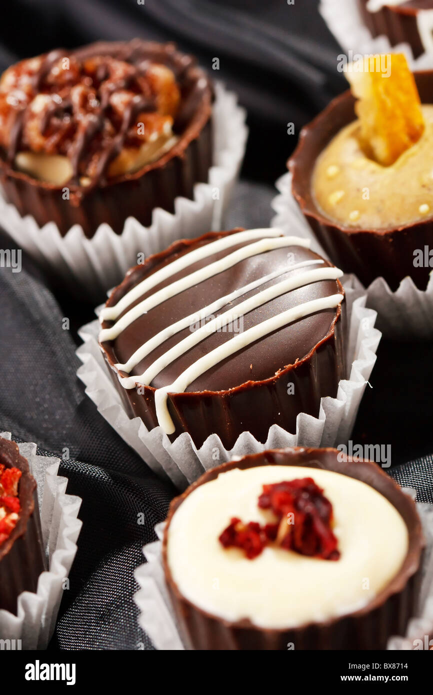 Chocolate bean sweets hi-res stock photography and images - Alamy