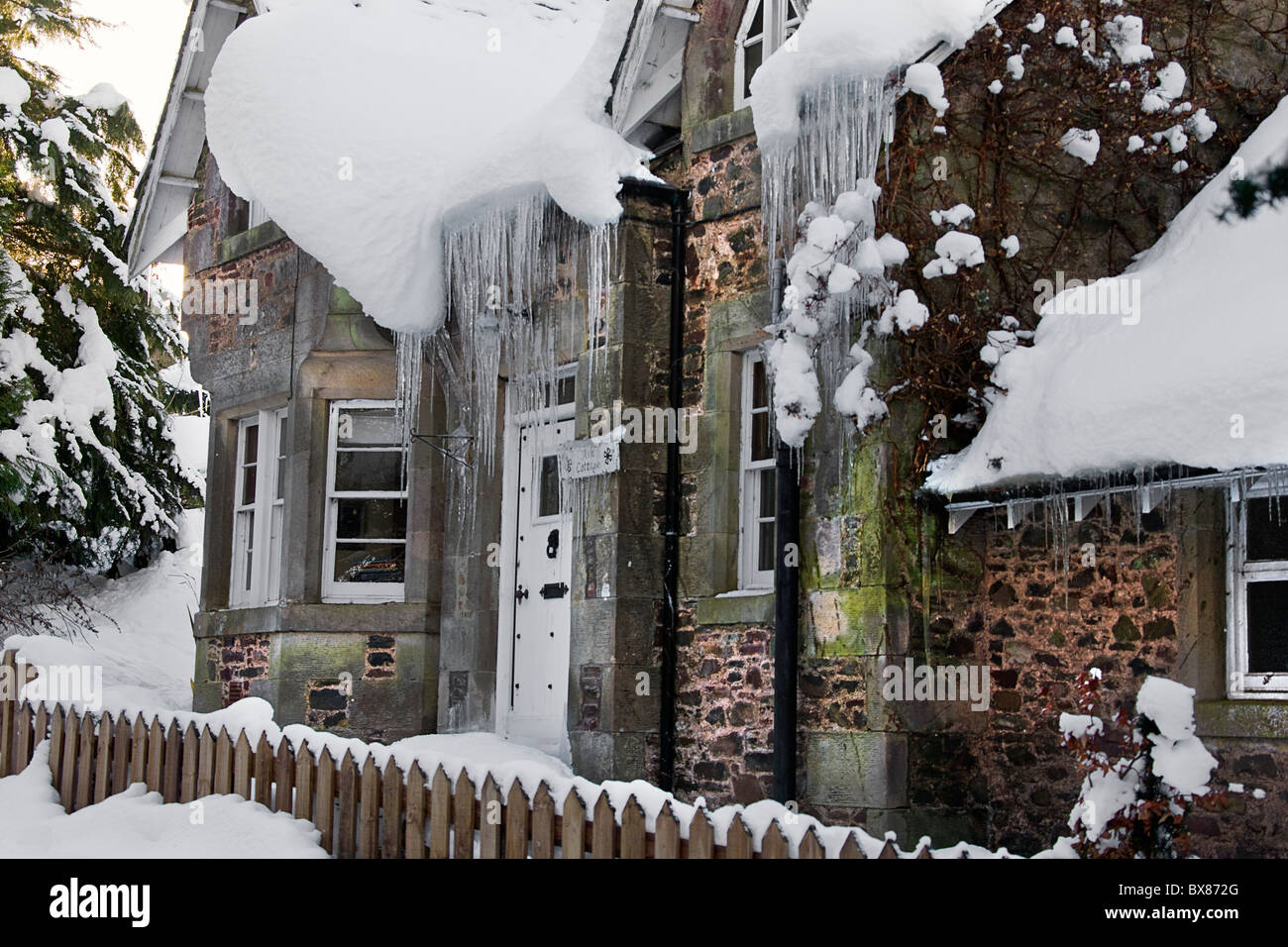 Ash cottage.Longformacus.Scottish borders Stock Photo - Alamy