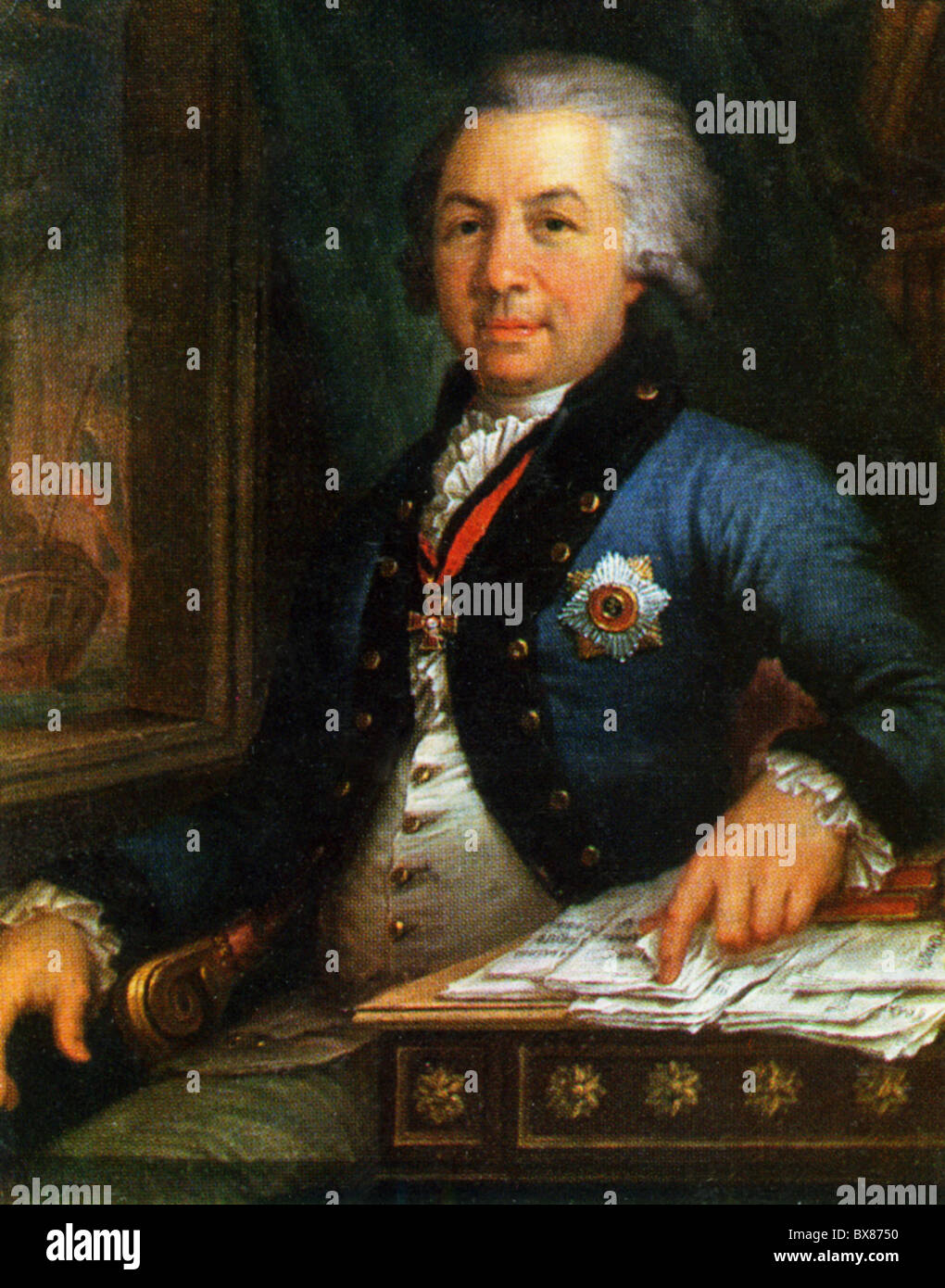 Russian man 18th century painting hi-res stock photography and images ...