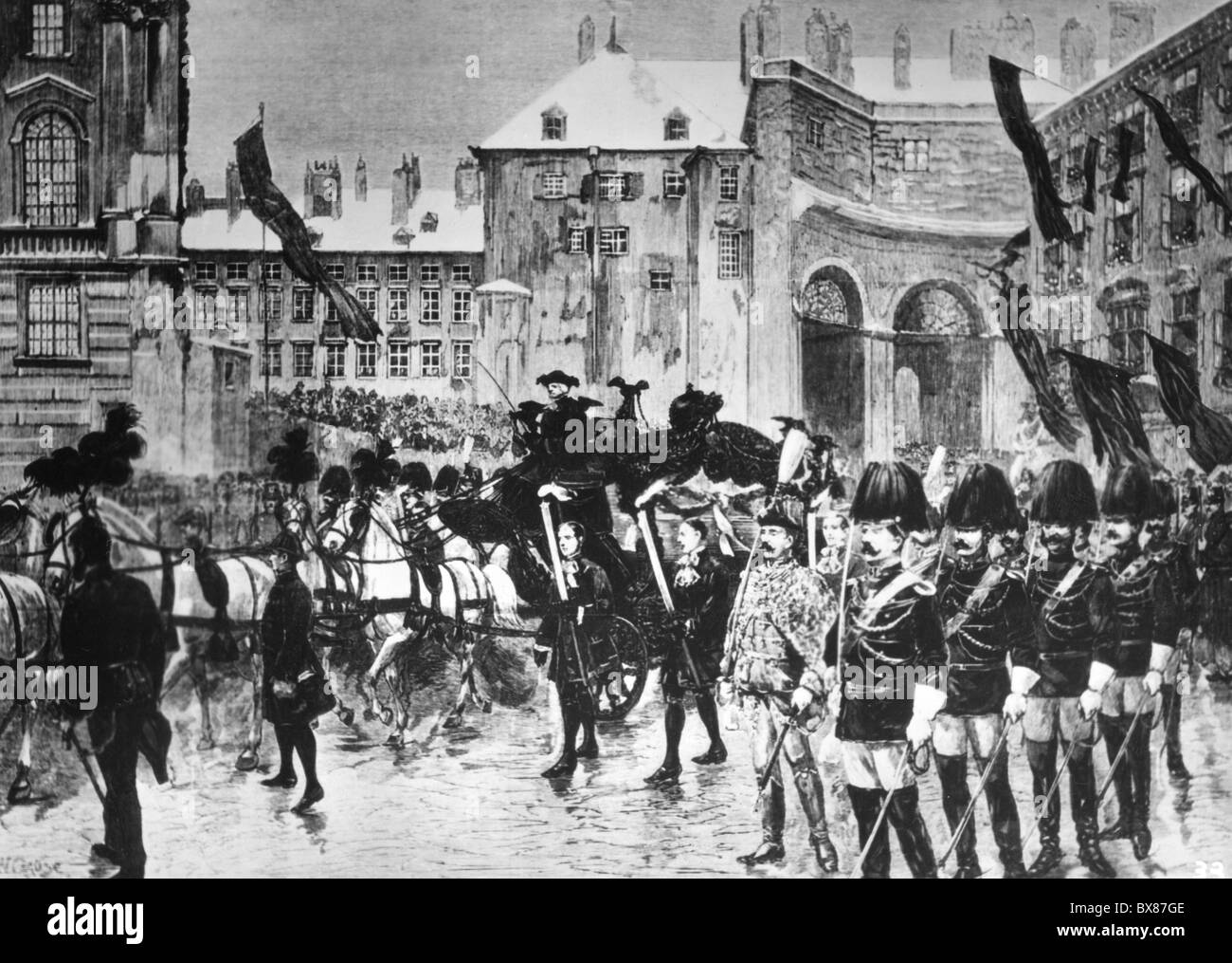 Rudolf, 21.8.1858 - 30.1.1889, Crown Prince of Austria-Hungary, death ...