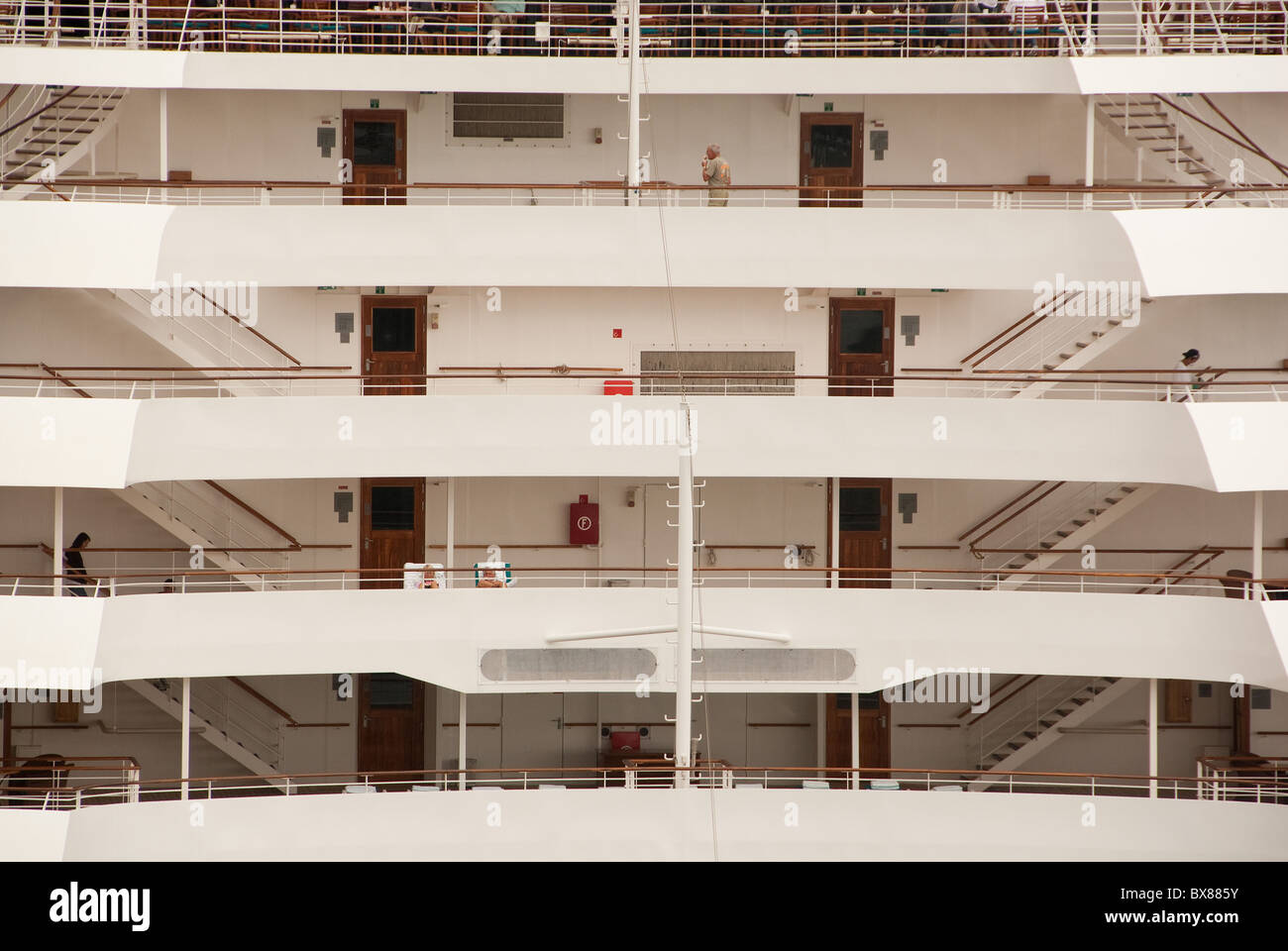 Stern view of Crystal Serenity Stock Photo - Alamy