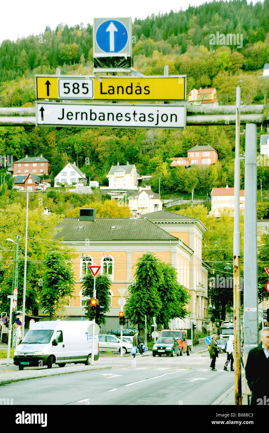 Bergen information sign hi-res stock photography and images - Alamy
