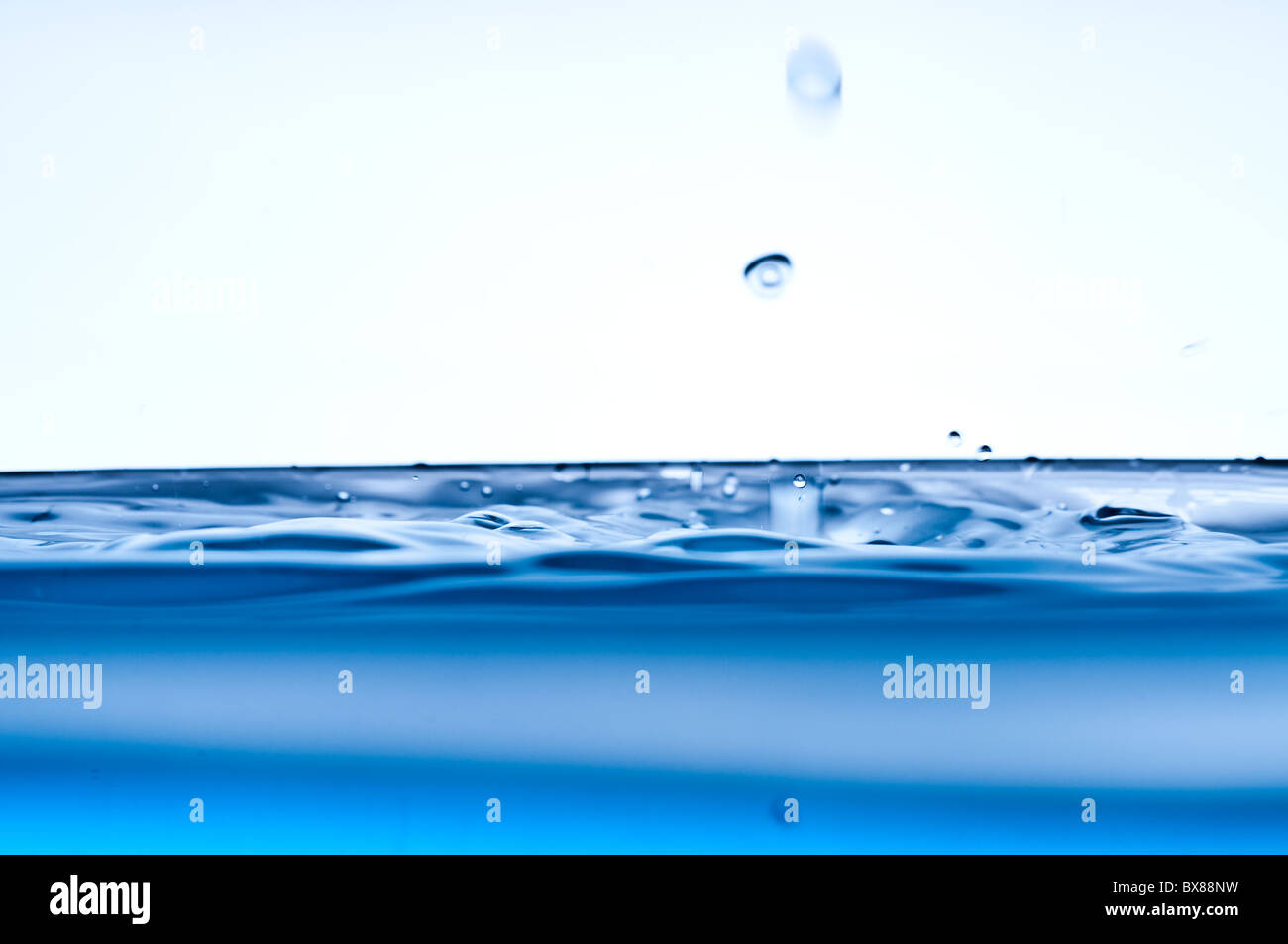 fresh clean water splash. macro Stock Photo - Alamy