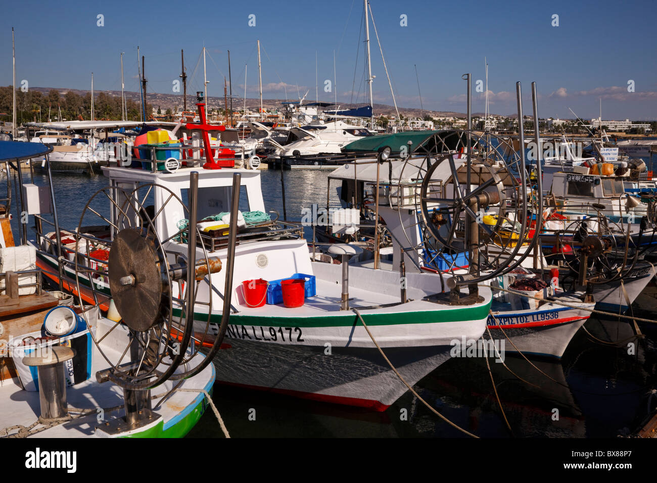 Cyprus fishing boats boat hi-res stock photography and images - Alamy