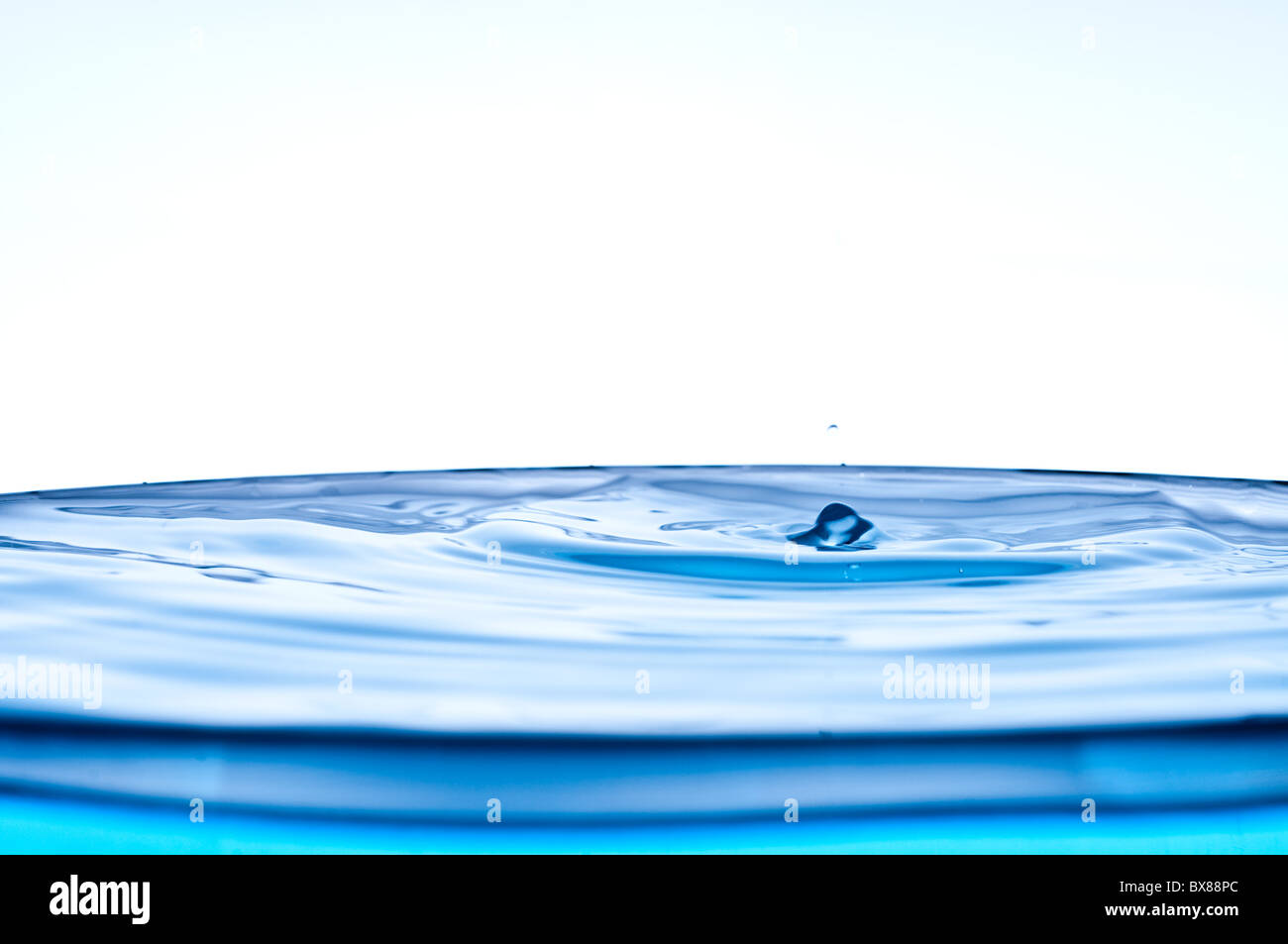 fresh clean water splash. macro Stock Photo - Alamy