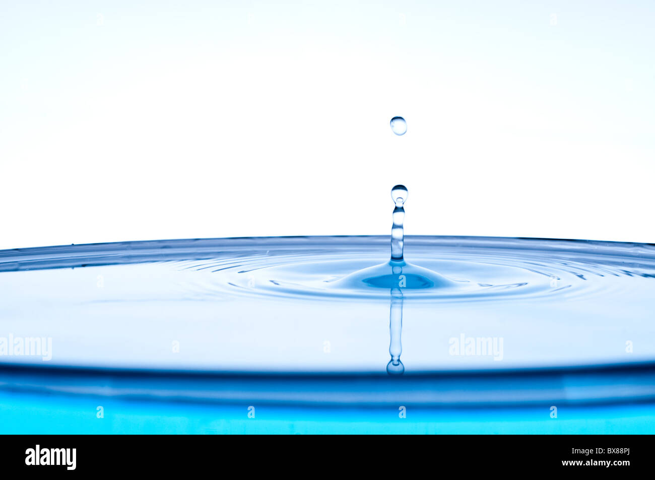 fresh clean water splash. macro Stock Photo - Alamy