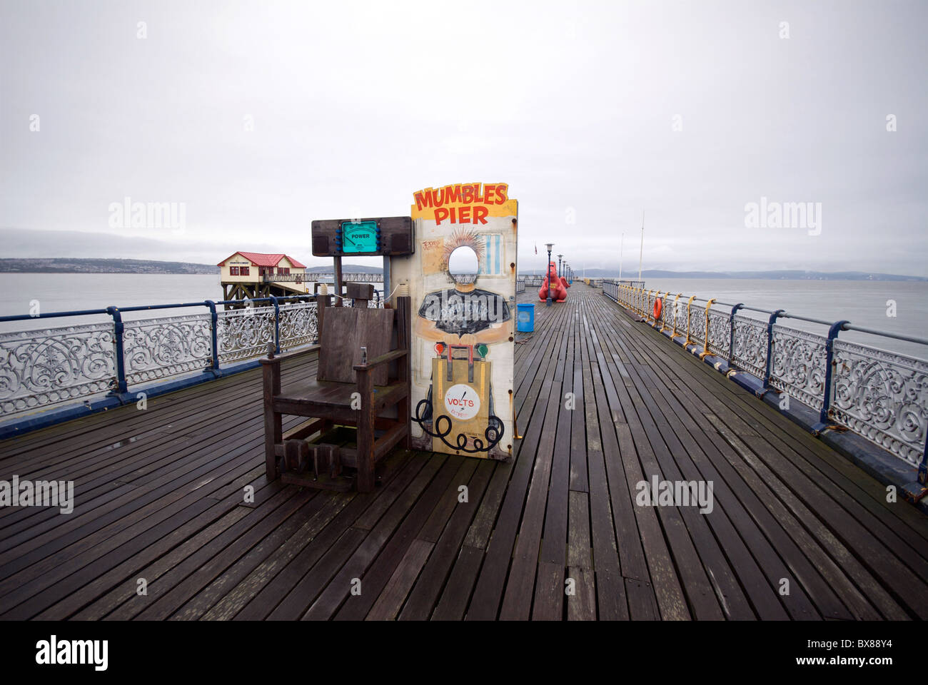 Mumbles Pier Wales UK Gower Lifeboat Station Stock Photo - Alamy