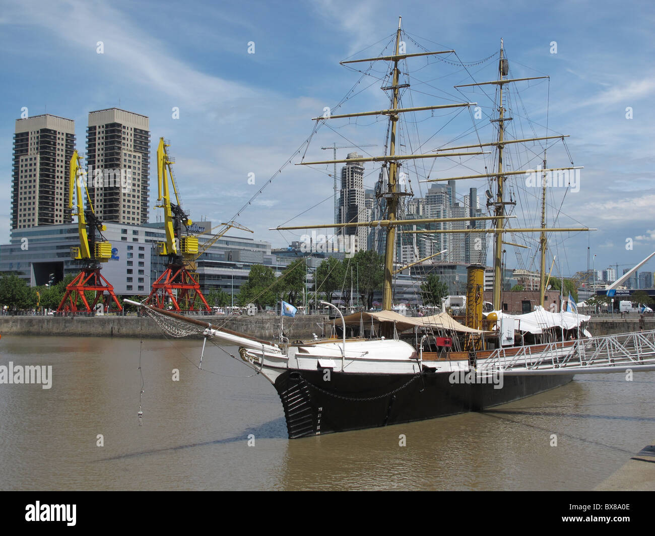 Corbeta Uruguay, now a museum, Puerto Madero, Buenos Aires, Argentina ...