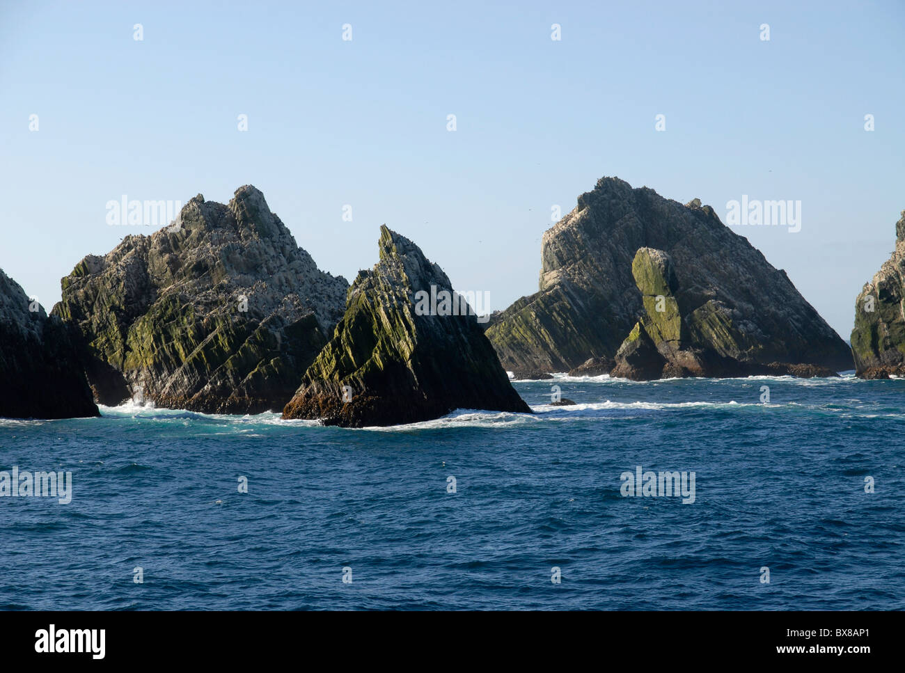 Shag Rocks, about 130 miles west of South Georgia in the southern ...