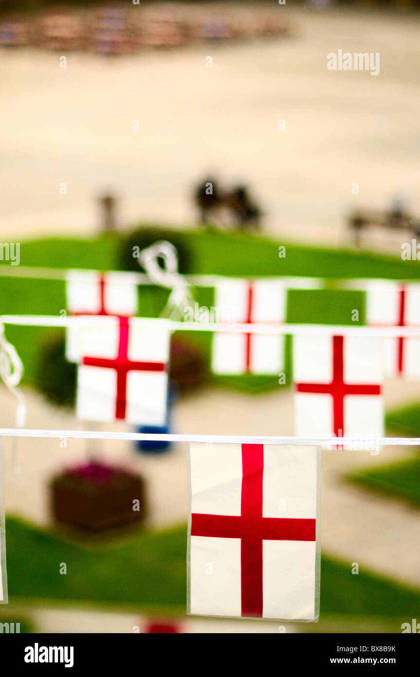 Small Union flag bunting Stock Photo - Alamy