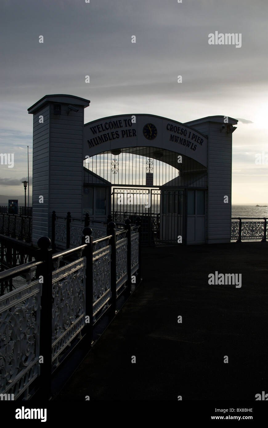 Mumbles Pier Wales UK Gower Stock Photo - Alamy