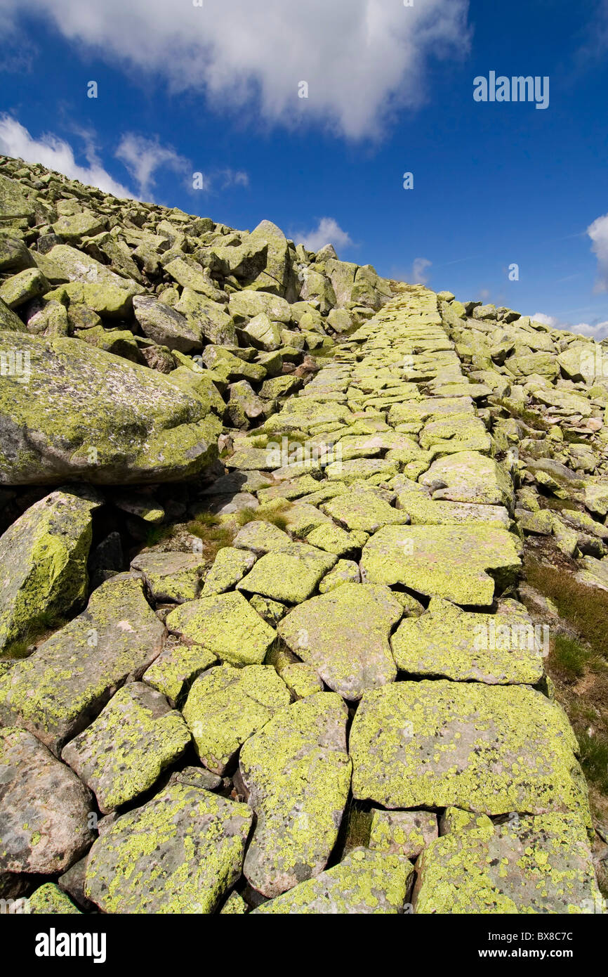 the stone way in mountain Stock Photo - Alamy