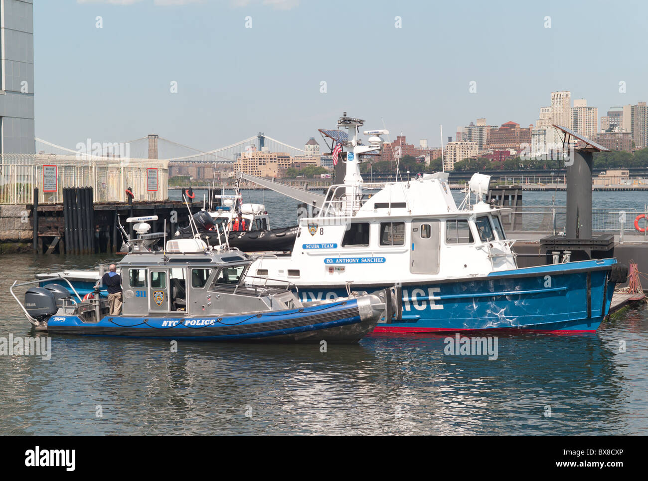 NYPD Harbor Unit "P.O. Anthony Sanchez" (Scuba Diving Team) and Harbor ...