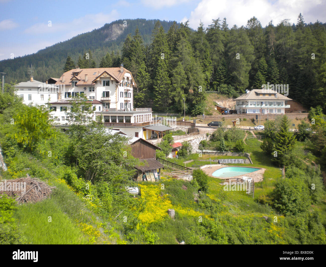 Typical alpine house on hi-res stock photography and images - Alamy