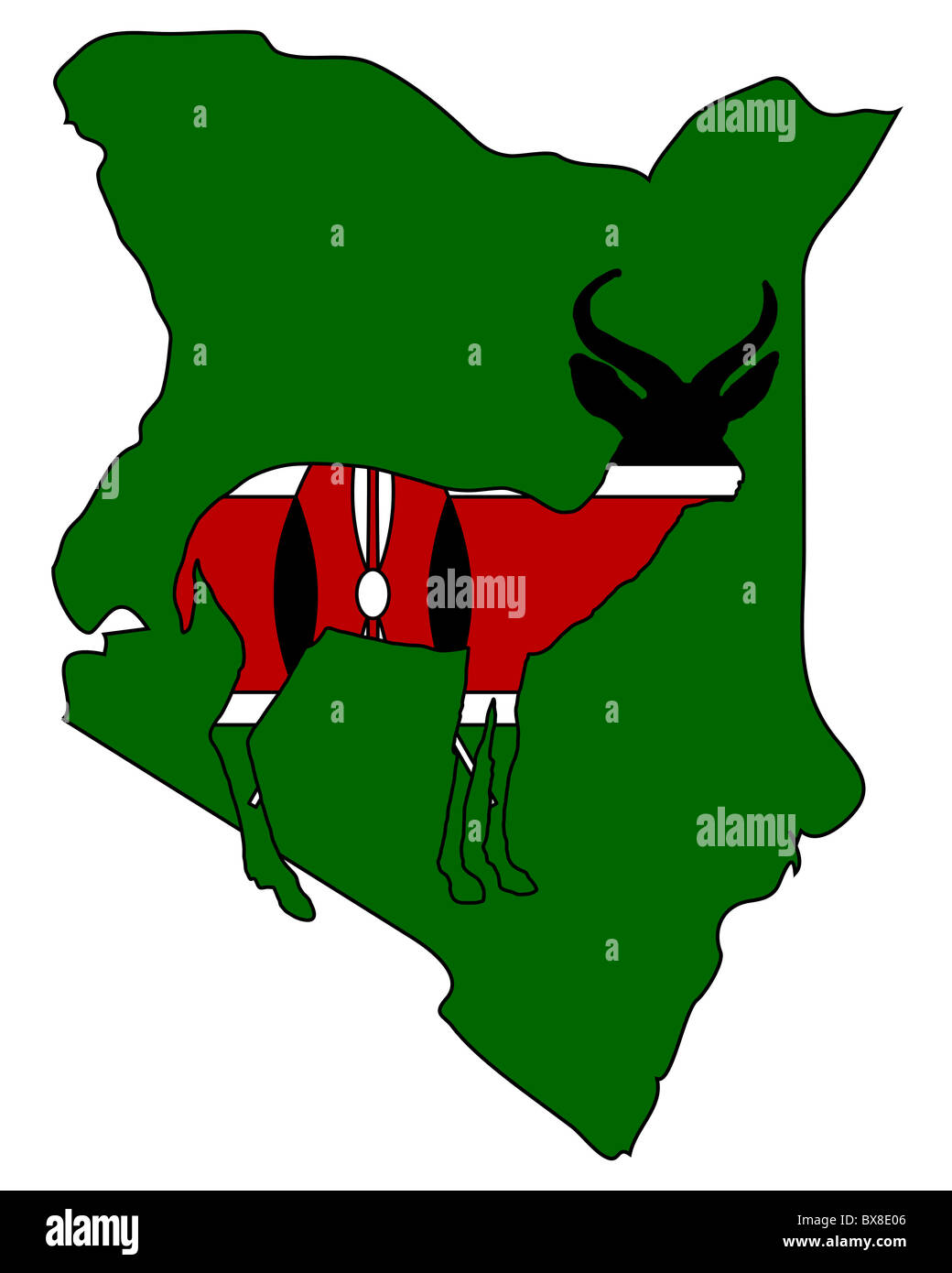 Kenya impala Cut Out Stock Images & Pictures - Alamy