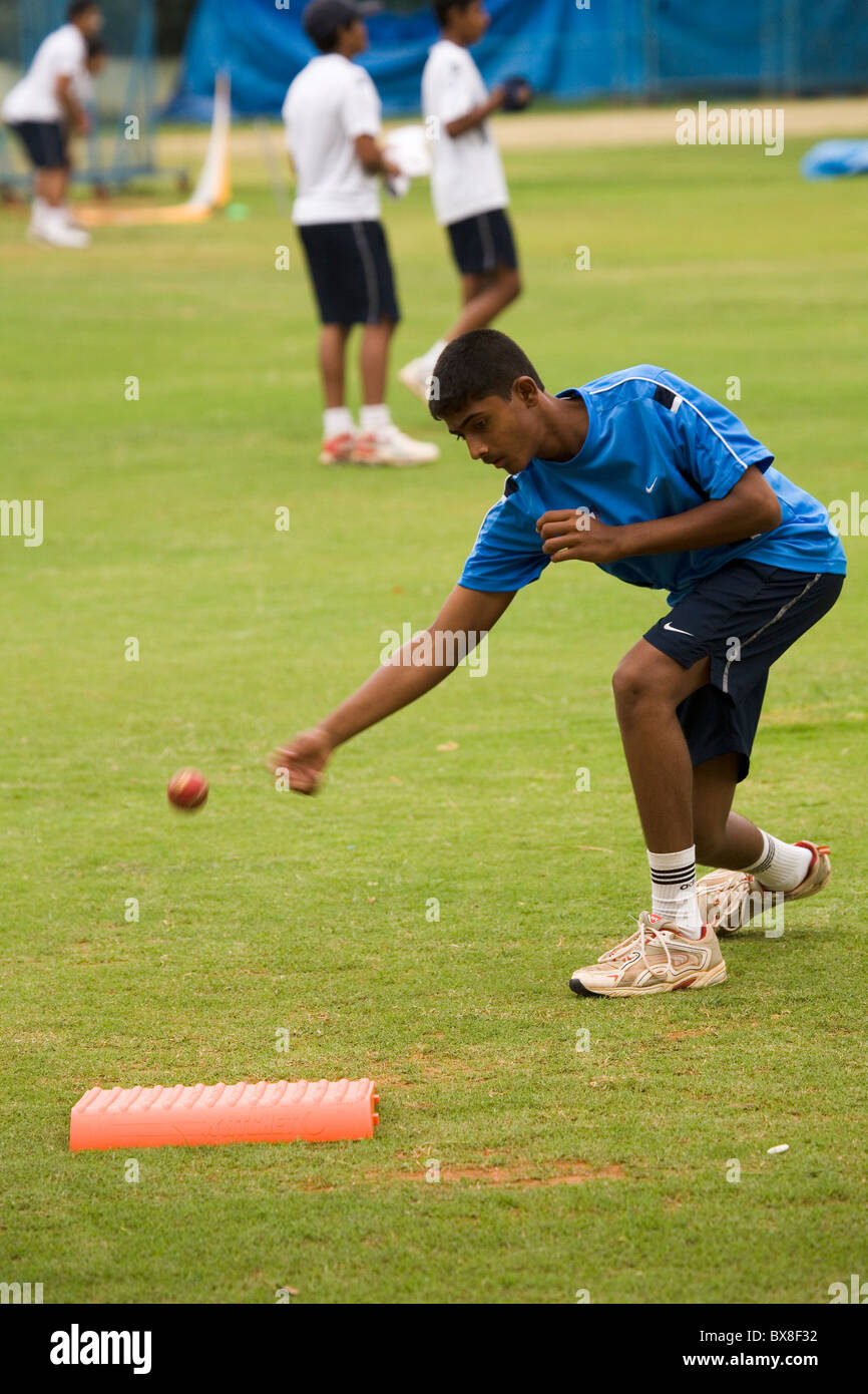 Talented Indian cricketers train at the National Cricket Academy in ...