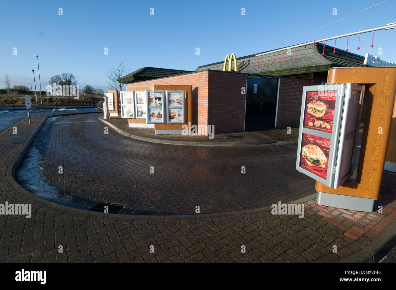 mcdonalds macdonalds drive through thru lane restaurant restaurants ...
