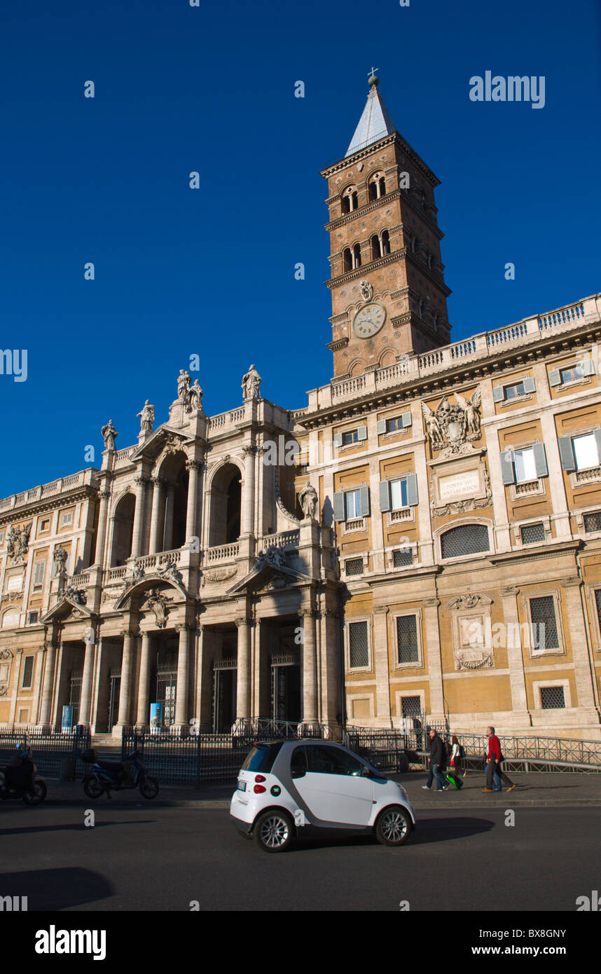 Piazza Santa Maria Maggiore square Rome Italy Europe Stock Photo - Alamy