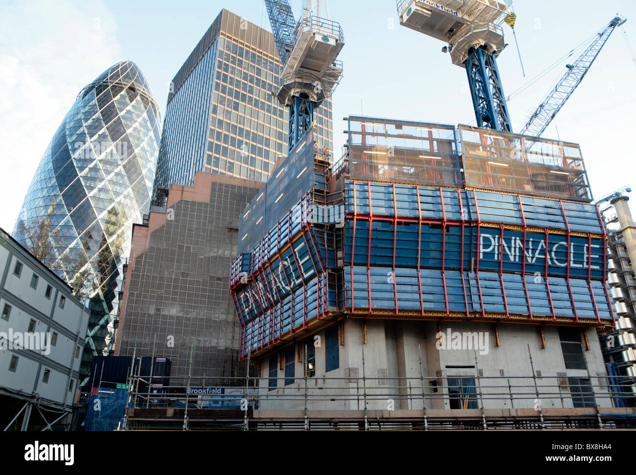 "The Pinnacle" also known as Bishopsgate tower, under construction in ...
