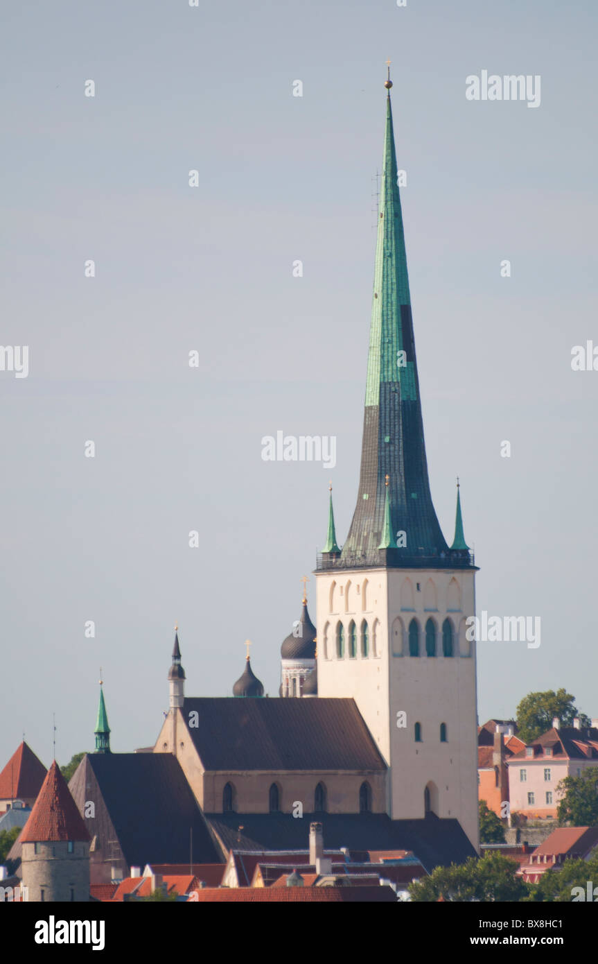 A view of the buildings in the city of Tallinn, Estonia Stock Photo - Alamy