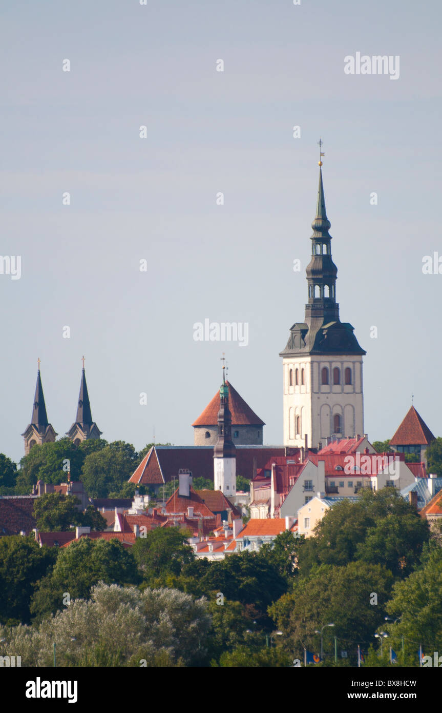 A view of the buildings in the city of Tallinn, Estonia Stock Photo - Alamy