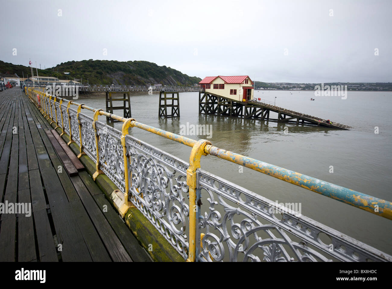 Mumbles Pier Swansea Wales UK Gower Peninsula Sea Lifeboat Station ...