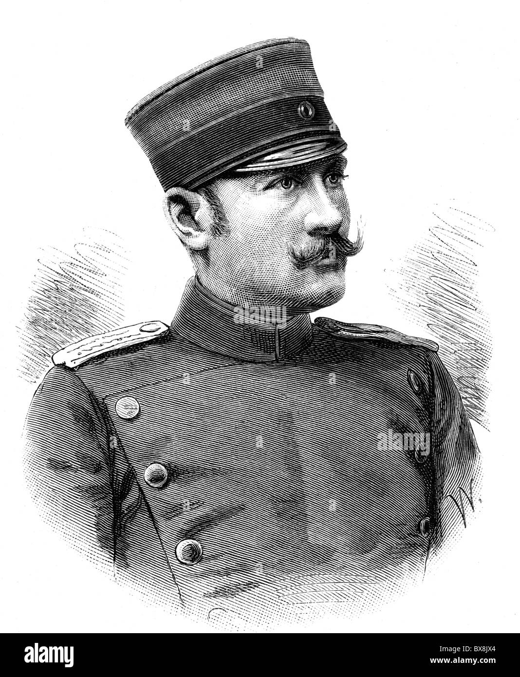 Krenzler, Eugen, German military officer (captain), portrait, published ...