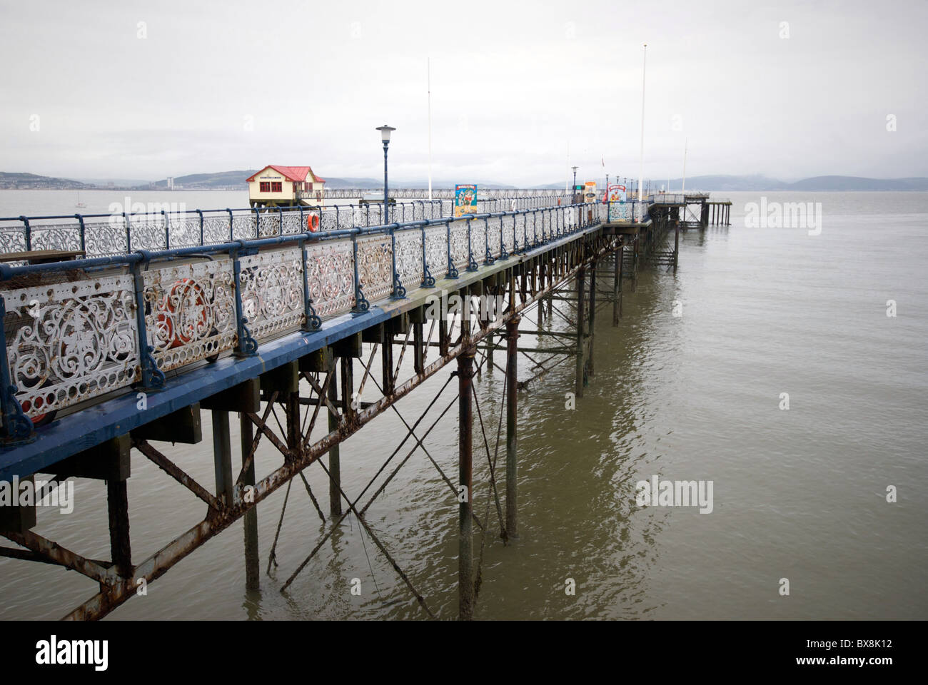 Mumbles Pier Swansea Wales UK Gower Peninsula Sea Lifeboat Station ...