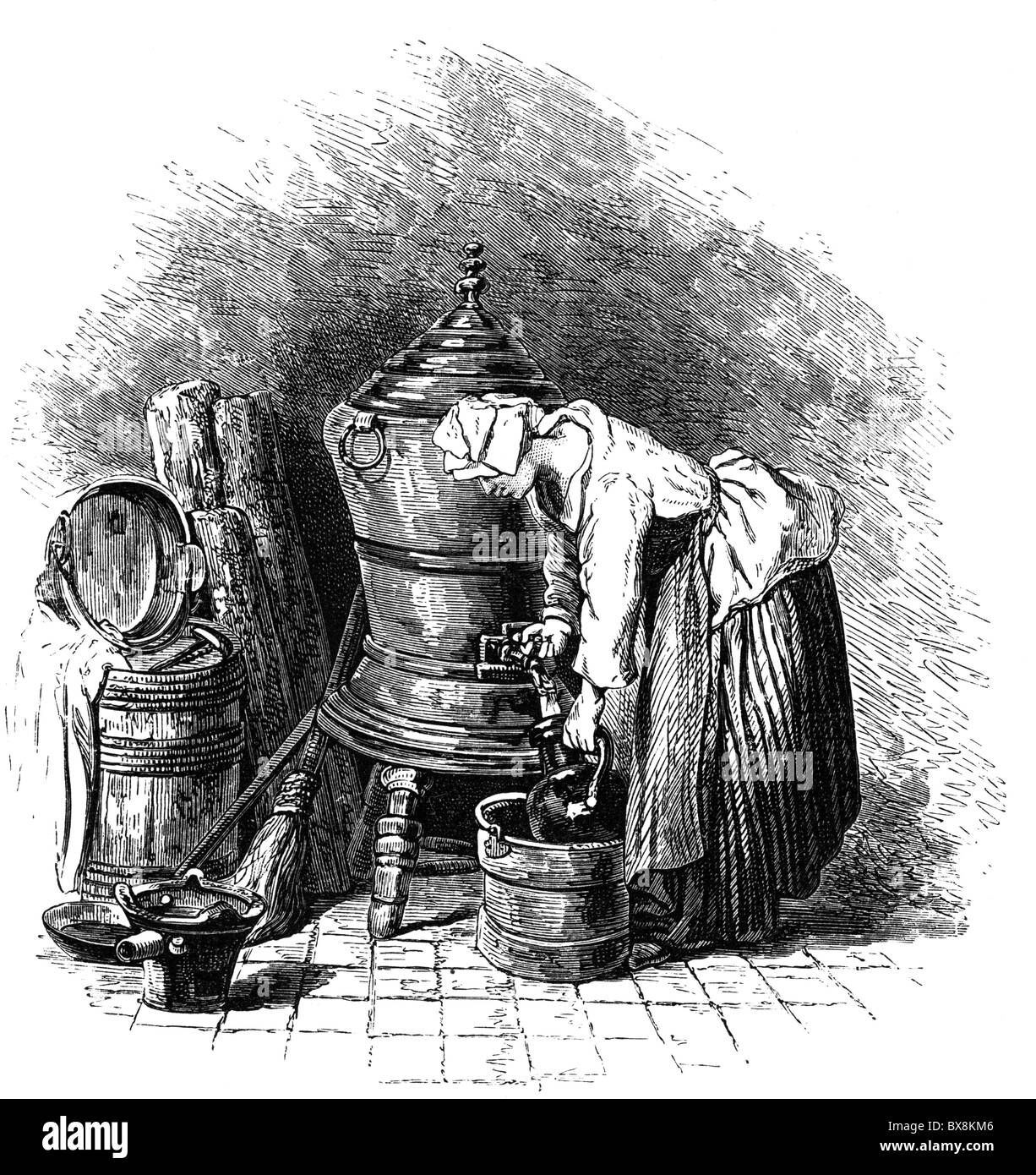 Servant drawing hi-res stock photography and images - Alamy