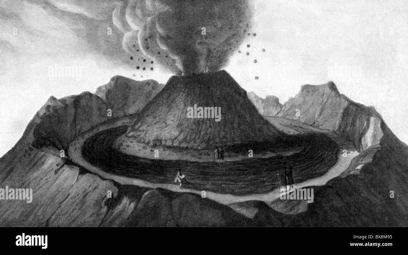 Volcano vesuvius Black and White Stock Photos & Images - Alamy