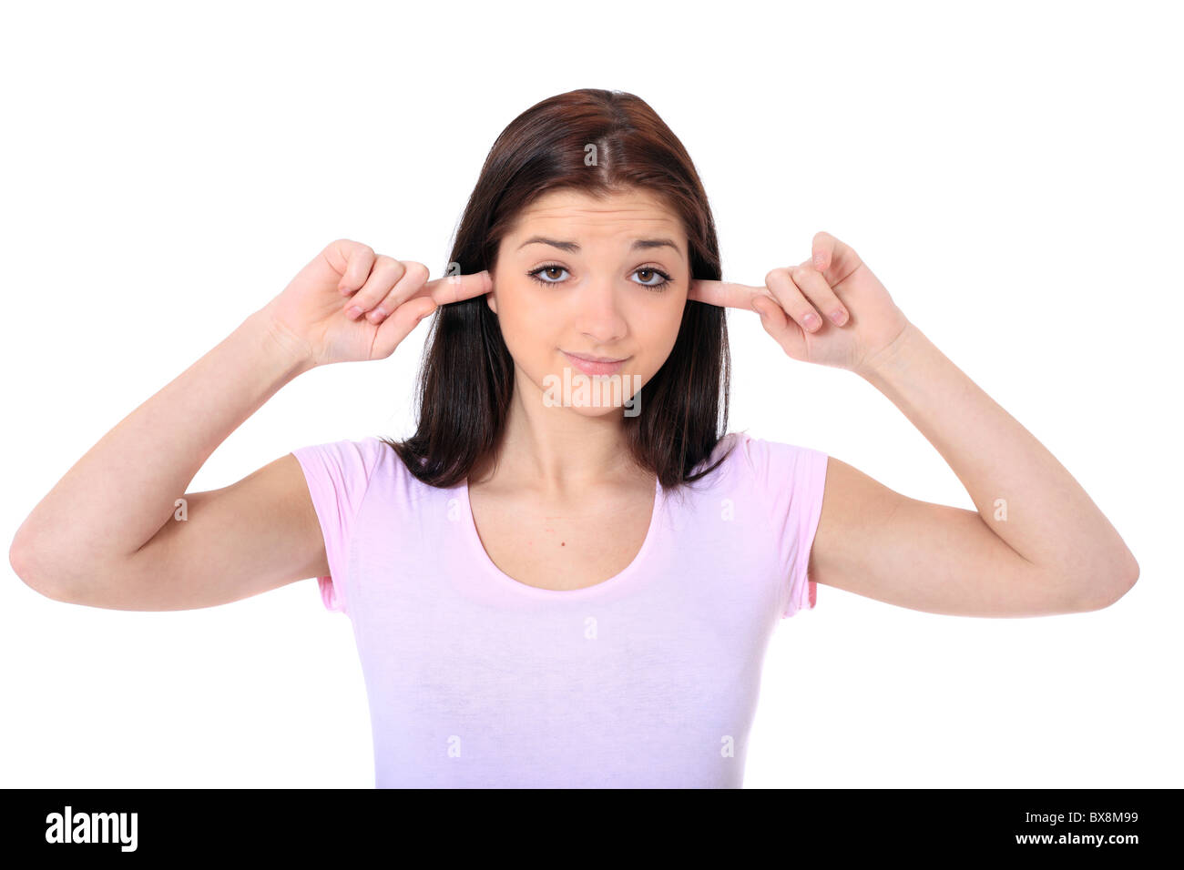 Keeping ears shut hi-res stock photography and images - Alamy