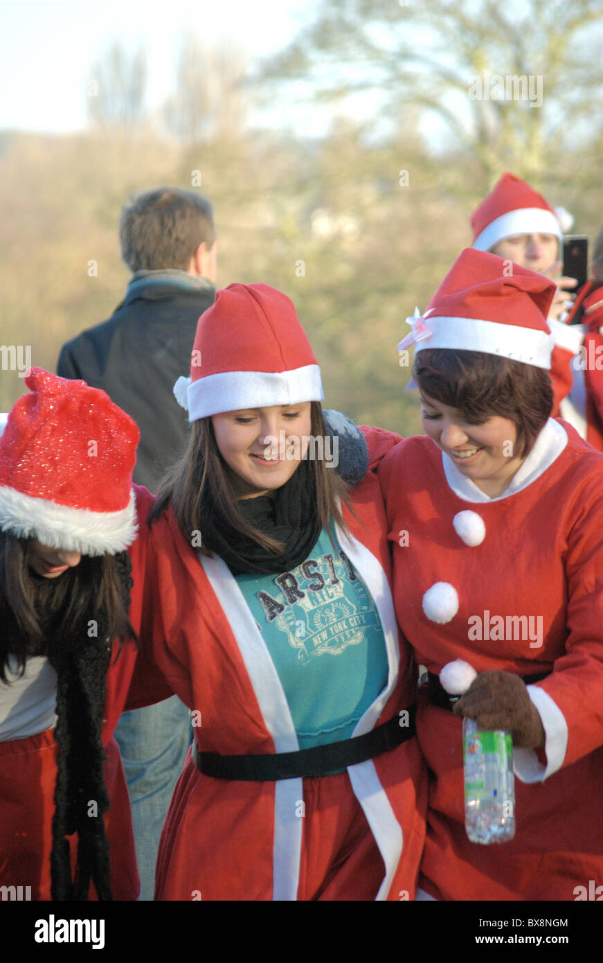 Santa fun run hi-res stock photography and images - Alamy