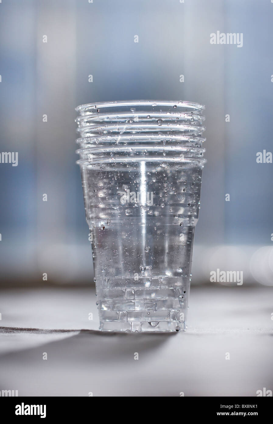 plastic cups stack Stock Photo - Alamy
